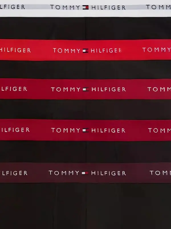 Tommy Hilfiger Logo-waistband Trunks - Black