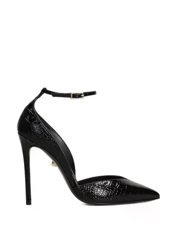 ALEVI MILANO Camilla Croc-effect Ankle-strap Pumps