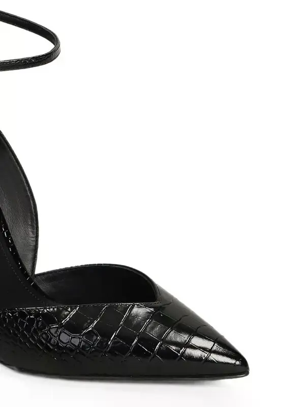 ALEVI MILANO Camilla Croc-effect Ankle-strap Pumps