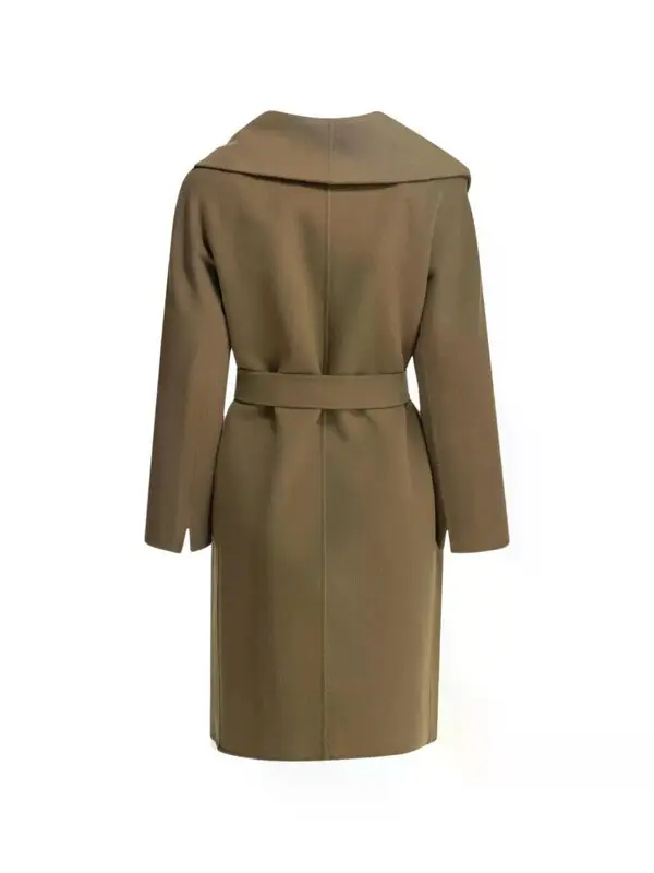 Max Mara Belted Shawl-collar Coat - Neutrals