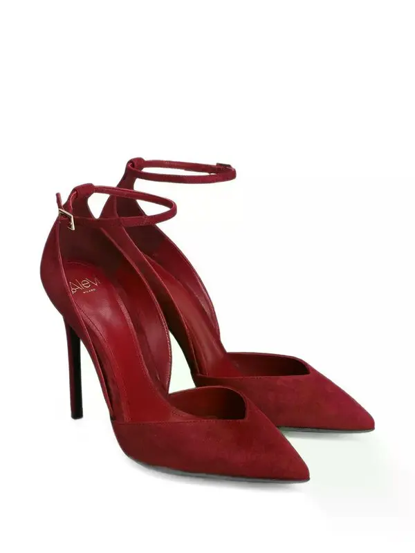 ALEVI MILANO Camilla Pointed-toe Ankle-strap Pumps