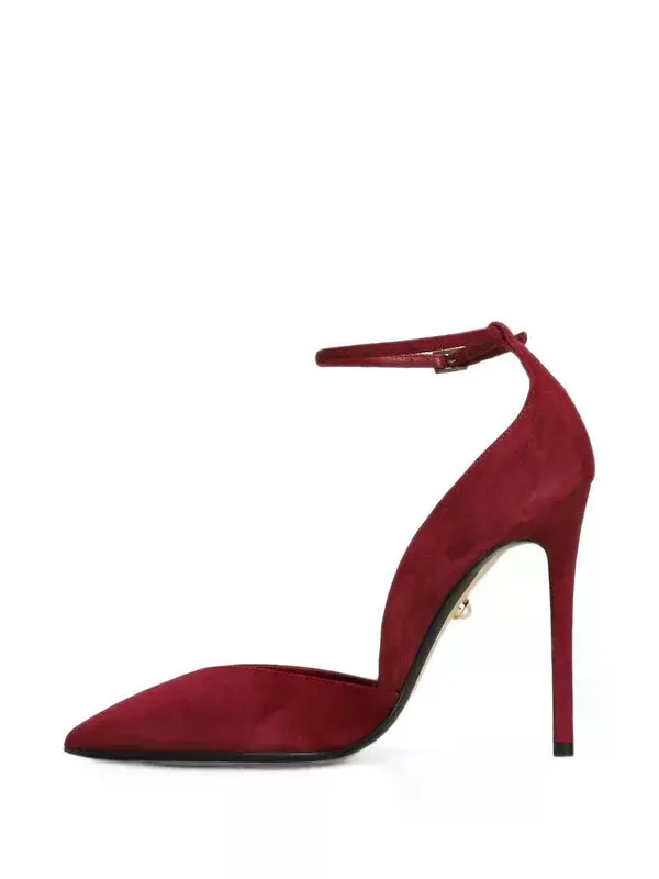 ALEVI MILANO Camilla Pointed-toe Ankle-strap Pumps