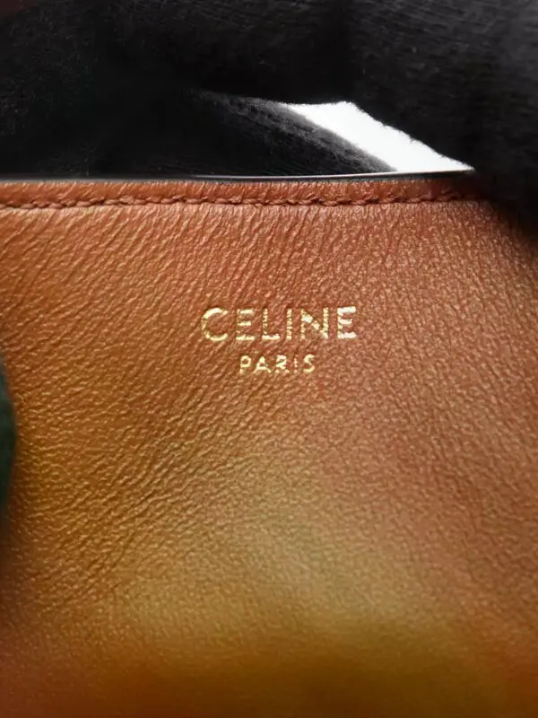 Celine Smooth Calfskin Louise Bucket Bag Satchel - Brown