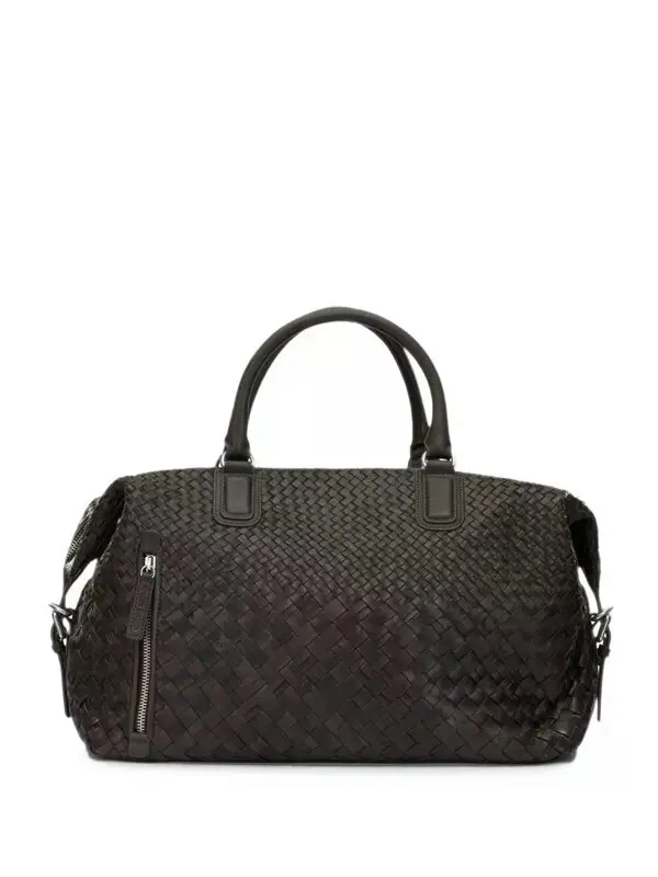 Officine Creative Armor 019 Woven Leather Tote Bag