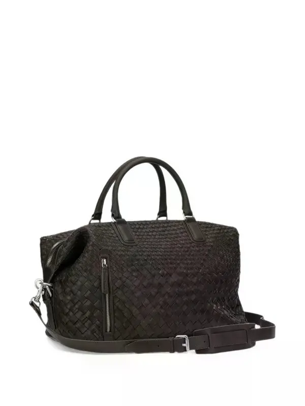 Officine Creative Armor 019 Woven Leather Tote Bag