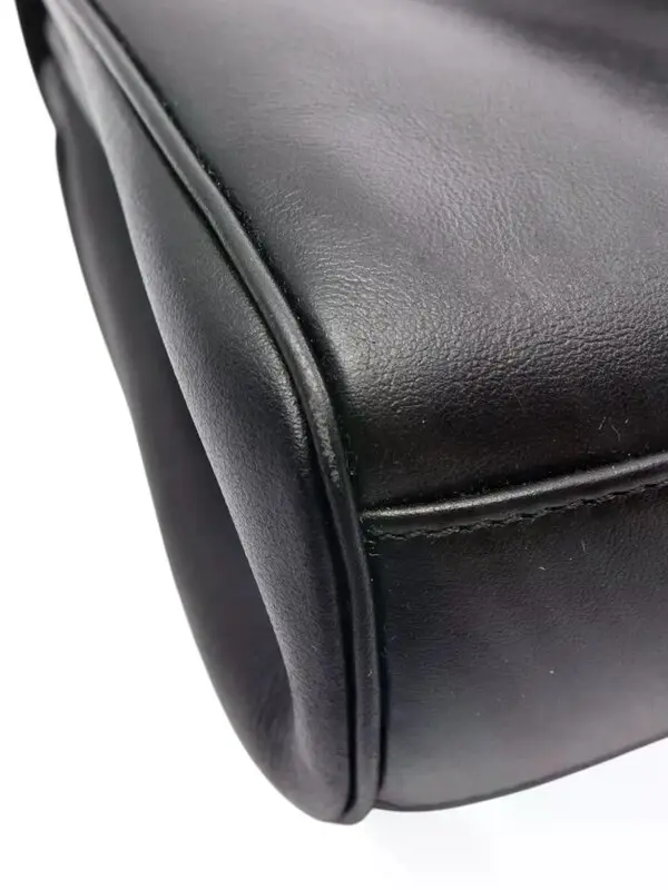 Celine 2015-2026 Teen Smooth Calfskin Soft 16 Crossbody Bag - Black