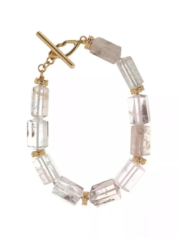 EDINA KISS Garden Quartz And Diamond Bracelet - Gold