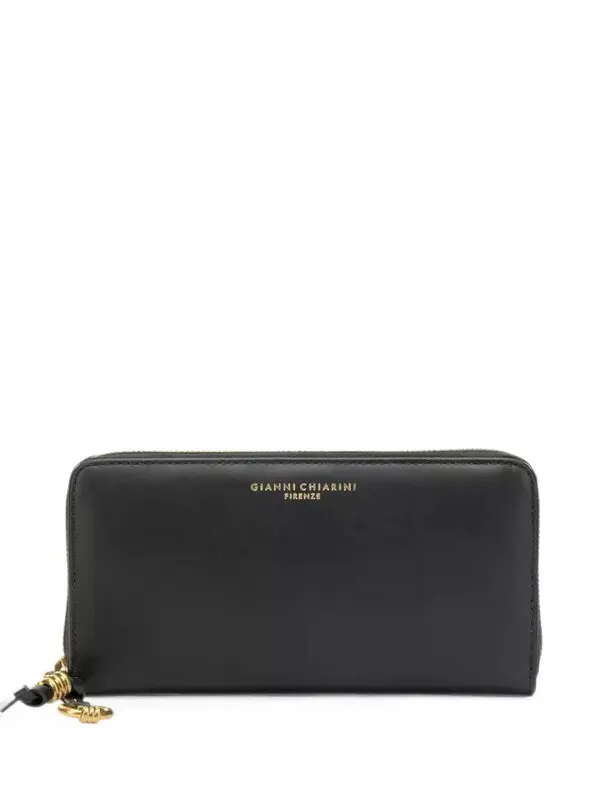 GIANNI CHIARINI Logo-print Leather Wallet