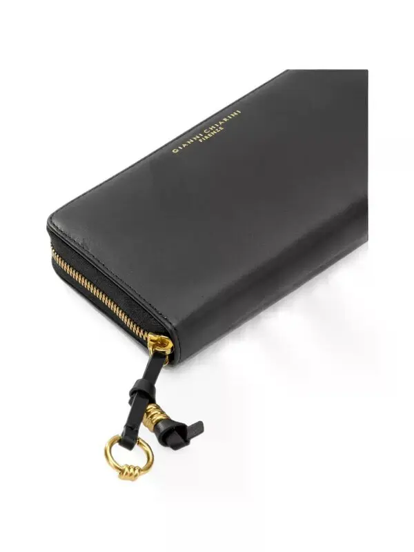 GIANNI CHIARINI Logo-print Leather Wallet