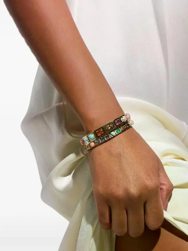 TYPE JEWELRY Xl Leggo Multi-stone Bracelet - Gold
