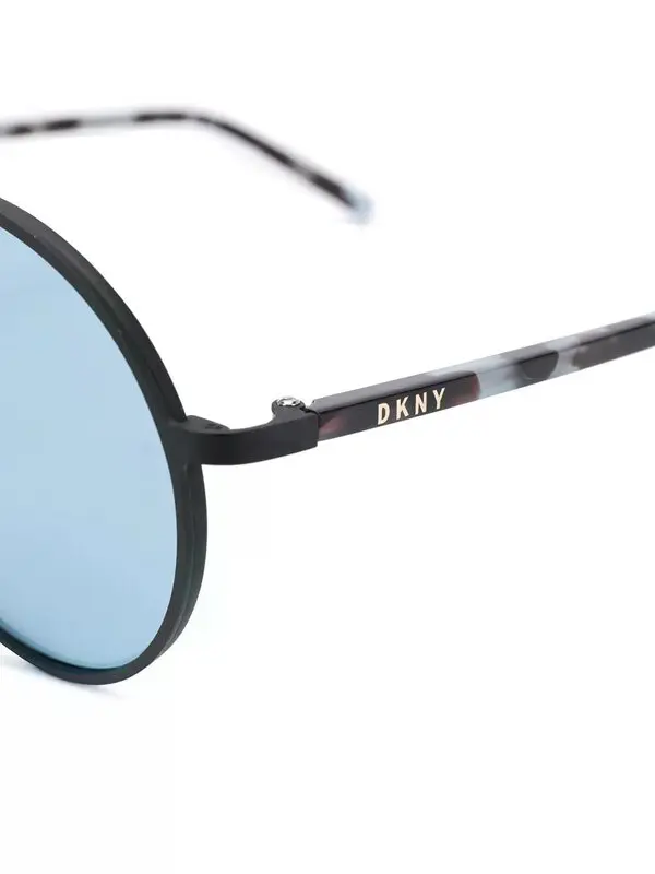 Dkny Aviator-frame Tinted Sunglasses