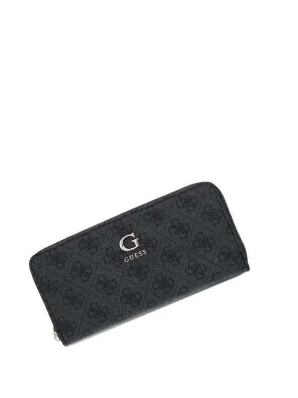 Guess Monogram-print Logo-plaque Wallet