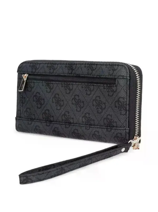 Guess Monogram-print Logo-plaque Wallet