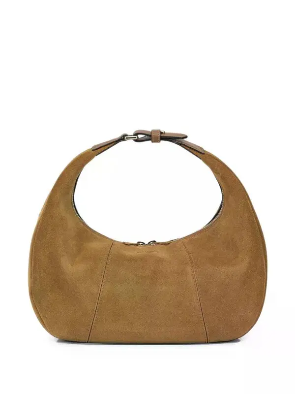 LE TANNEUR Small Juliette Suede Tote Bag - Brown