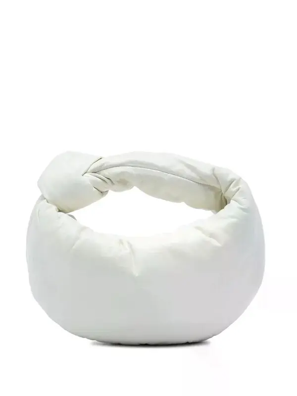 Bottega Veneta 2012-2026 Mini Nappa Puffy Jodie Hobo Bag - White