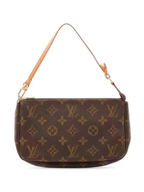 LOUIS VUITTON 2001 Monogram Pochette Accessoires Shoulder Bag