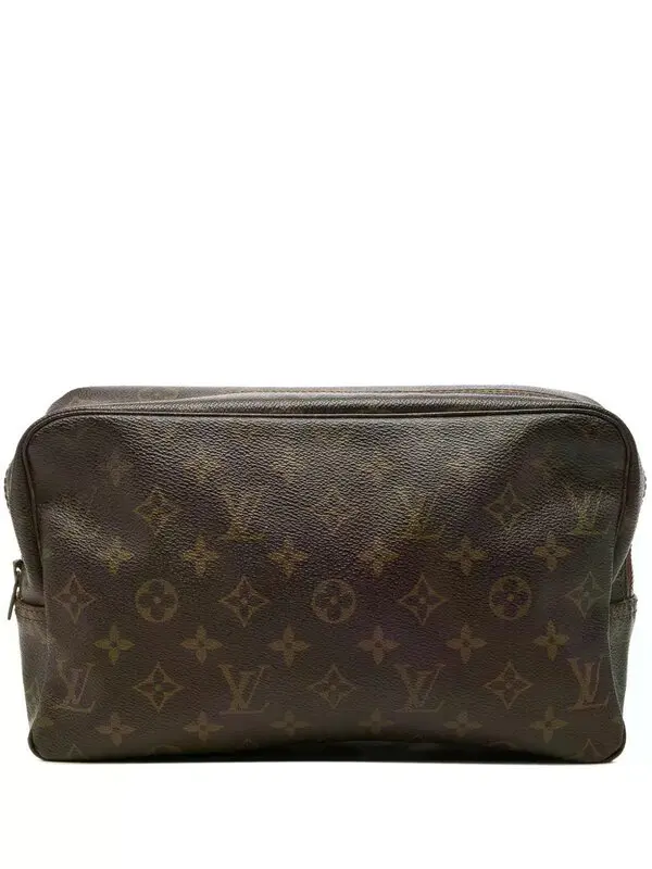 LOUIS VUITTON 1982 Monogram Trousse Toilette 28 Clutch Bag