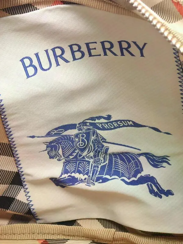 Burberry 2023-2026 Supernova Check Canvas Crossbody Bag