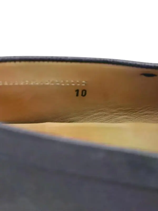 TOD'S Leather Penny Driving Shoes - Blue