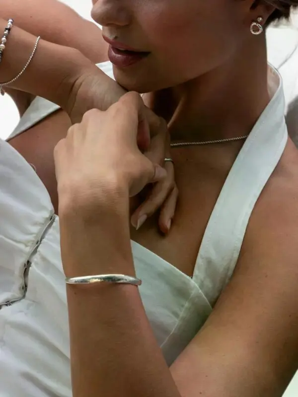 DOWER & HALL Curved Nomad Cuff Bracelet