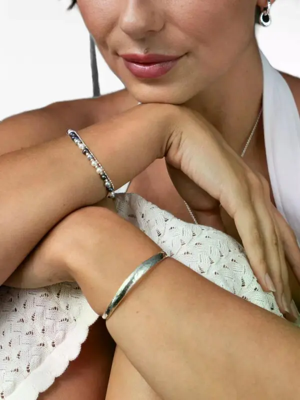 DOWER & HALL Curved Nomad Cuff Bracelet