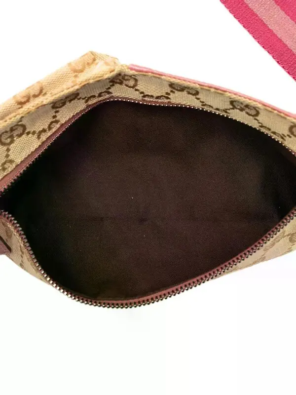 Gucci 2000-2015 Gg Canvas Web Double Pocket Belt Bag