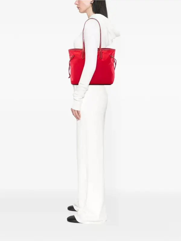 Prada 2010-2026 Saffiano Trimmed Tessuto Tote Bag