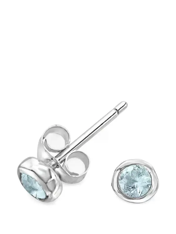 DOWER & HALL Aquamarine Dewdrop Earrings