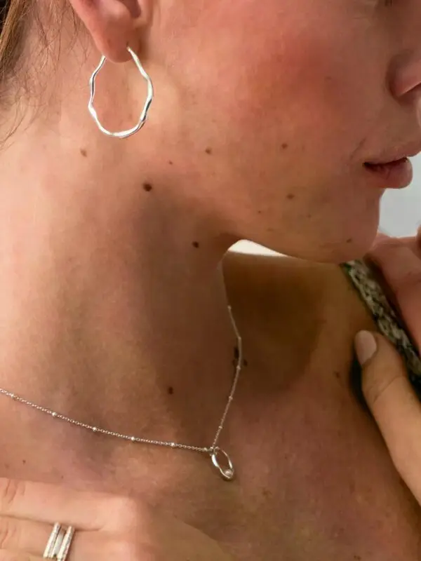 DOWER & HALL Waterfall Hoop Earrings