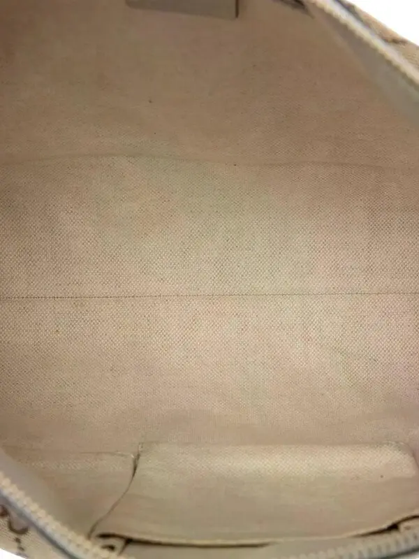 Gucci Gg Canvas Web Mayfair Satchel - White
