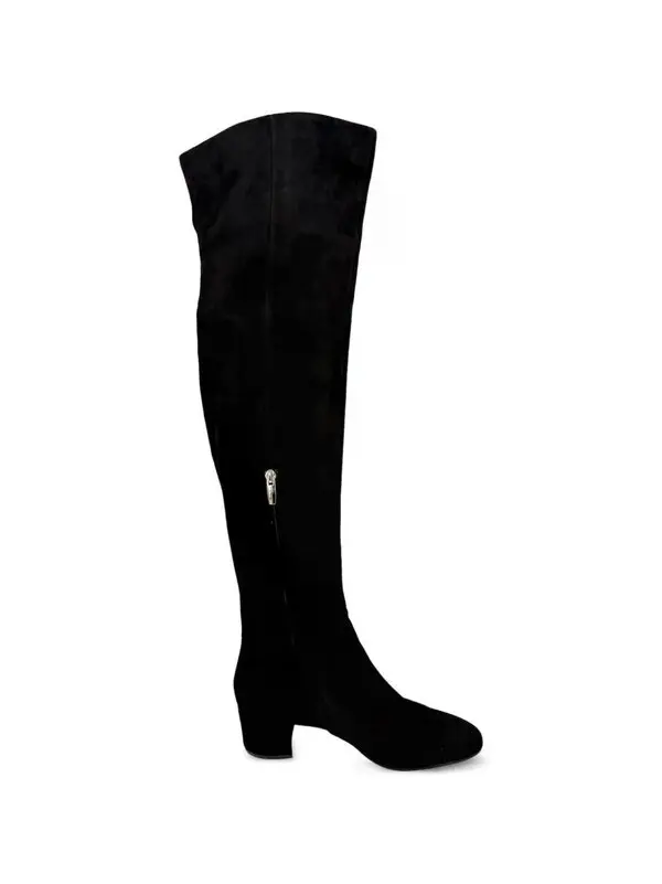 GIANVITO ROSSI Almond-toe Knee-high Boots - Black