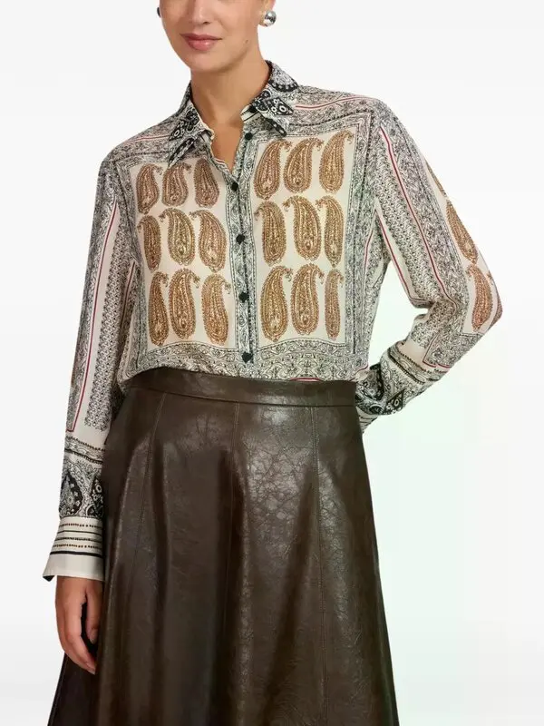 ELENA MIRÒ Paisley-print Shirt