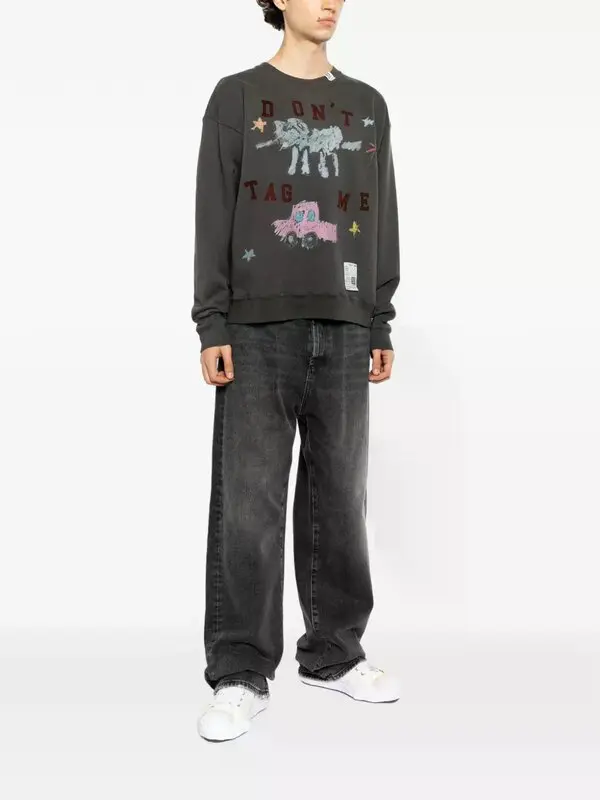 Mihara Yasuhiro Graphic Print Sweatshirt