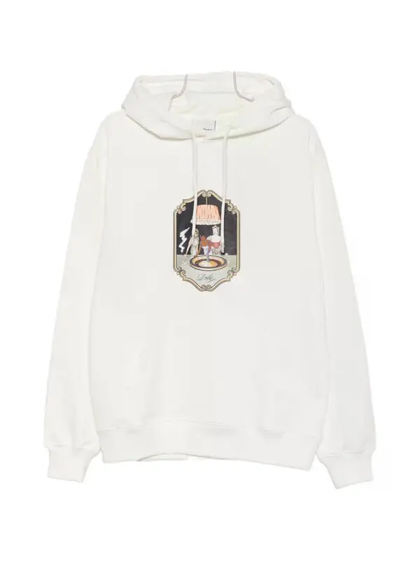 Drole De Monsieur Graphic-print Drawstring Hoodie