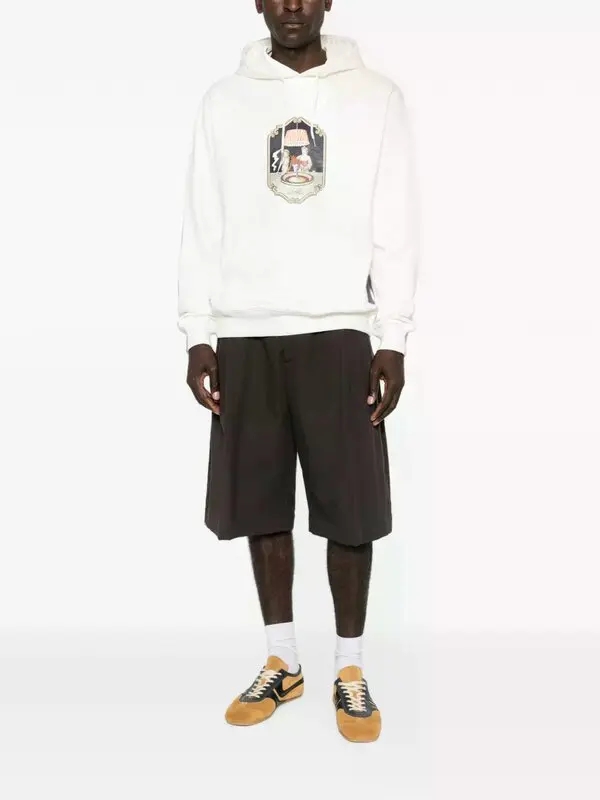 Drole De Monsieur Graphic-print Drawstring Hoodie