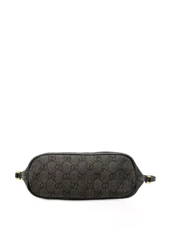 Gucci 2000-2015 Gg Denim Boat Shoulder Bag - Grey