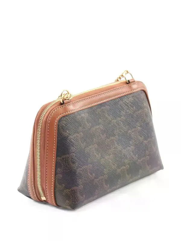 Celine Triomphe Clutch Bag - Brown