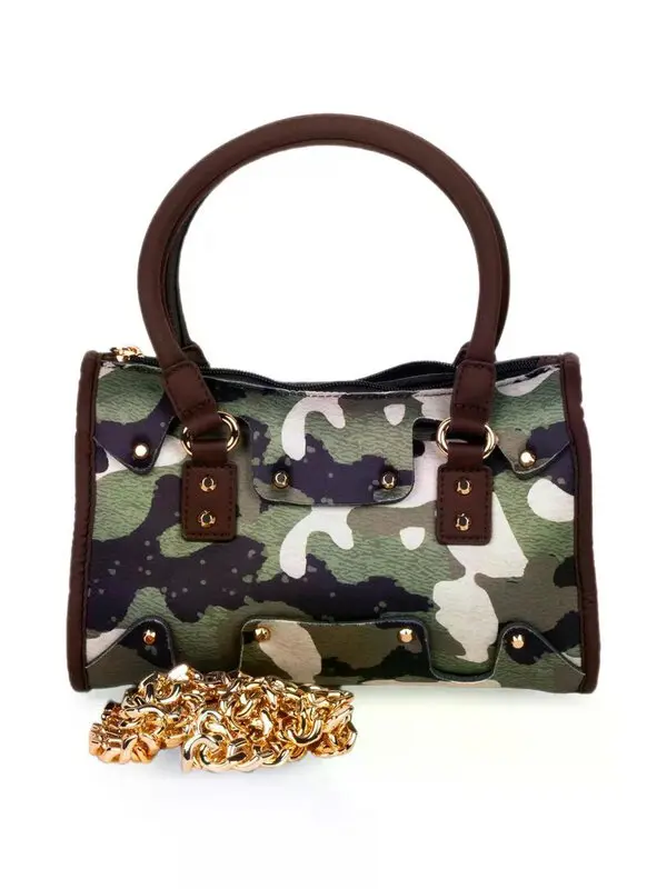 Save My Bag Camouflage-print Studded Tote Bag