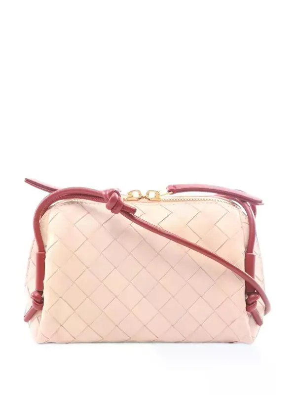 Bottega Veneta Intrecciato Shoulder Bag - Pink