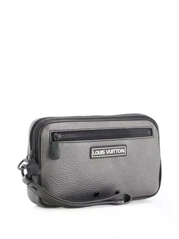 LOUIS VUITTON Alpha Taurillon Leather Clutch Bag