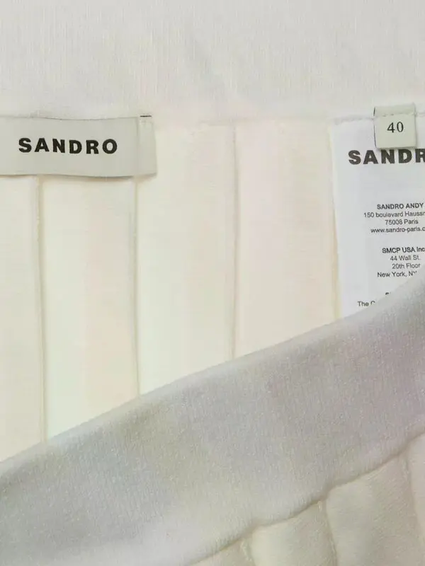 Sandro Pleated Mini Skirt
