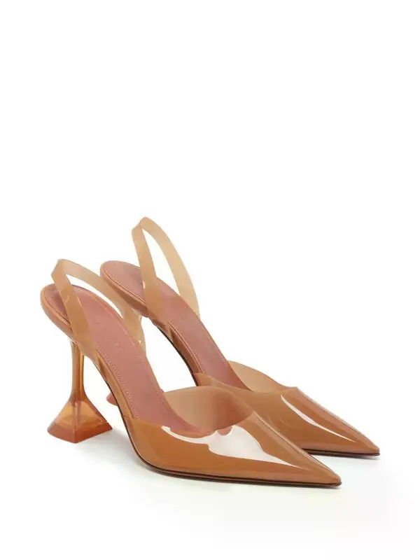 Amina Muaddi Holli Slingback Pumps
