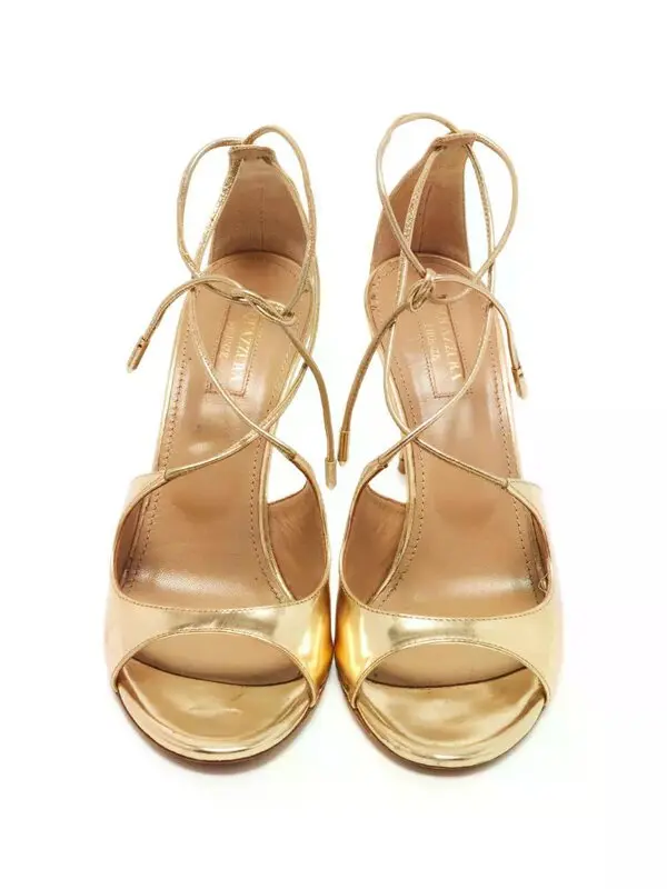 AQUAZZURA Sofia Lace-up Sandals