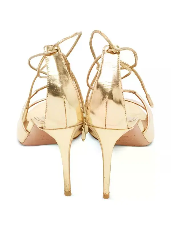 AQUAZZURA Sofia Lace-up Sandals