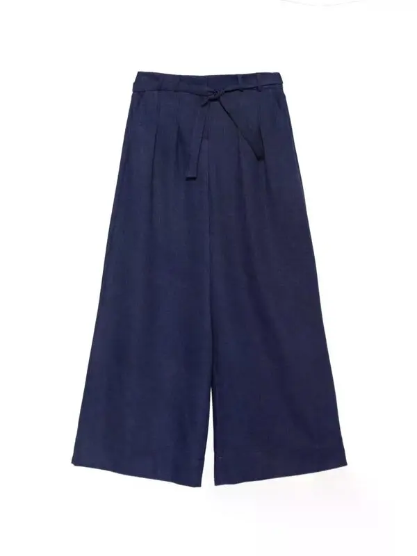 MAISON123 Belted Wide-leg Trousers