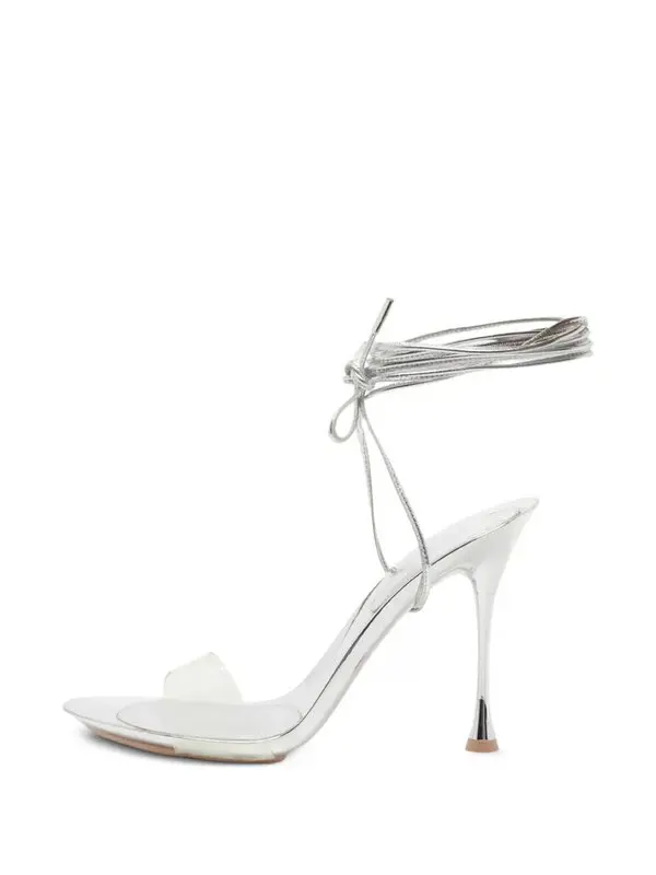 GIANVITO ROSSI Ankle-wrap Sandals - White