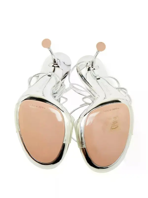 GIANVITO ROSSI Ankle-wrap Sandals - White