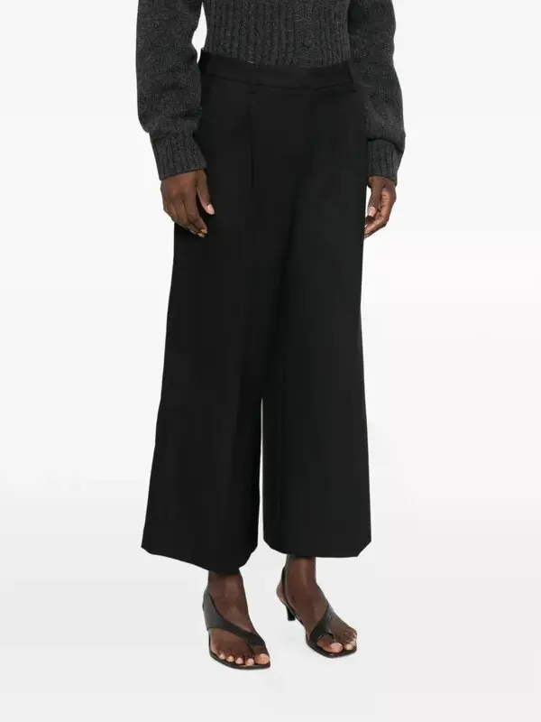 MAISON123 Pressed-crease Wide-leg Trousers