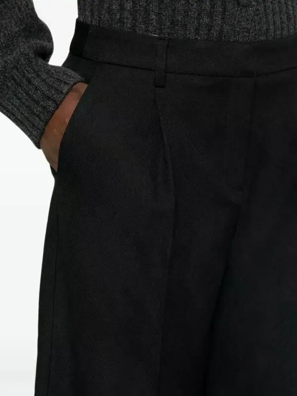 MAISON123 Pressed-crease Wide-leg Trousers