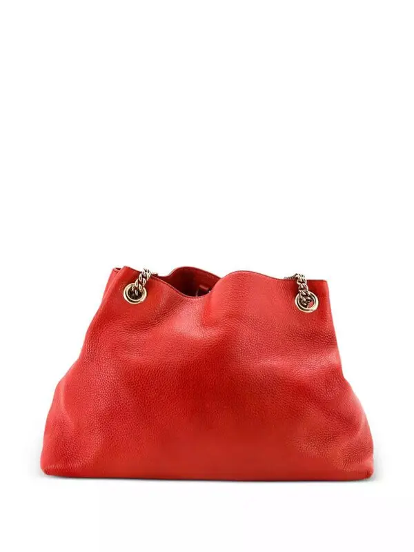 Gucci Soho Chain Strap Bag - Red